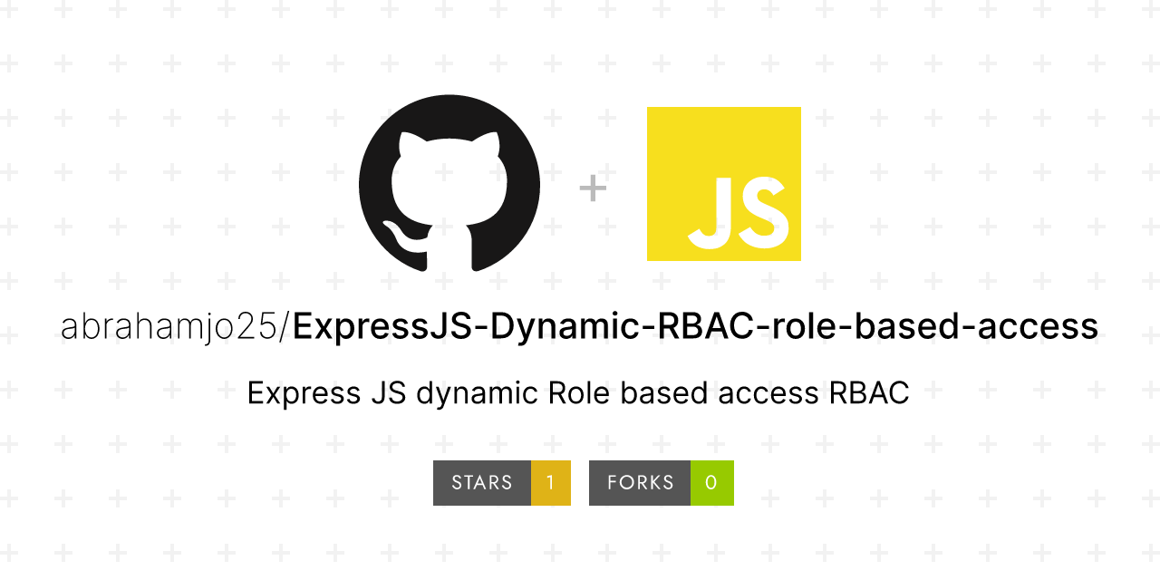 ExpressJS-Dynamic-RBAC-role-based-access/README.md at main · abrahamjo25/ExpressJS-Dynamic-RBAC ...