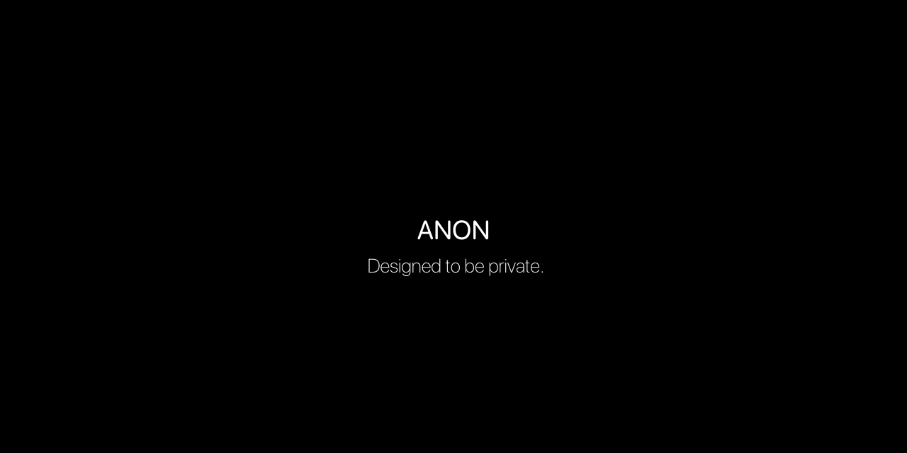Github Anonoro Anon An Operating System For Anonymity Run Anon With