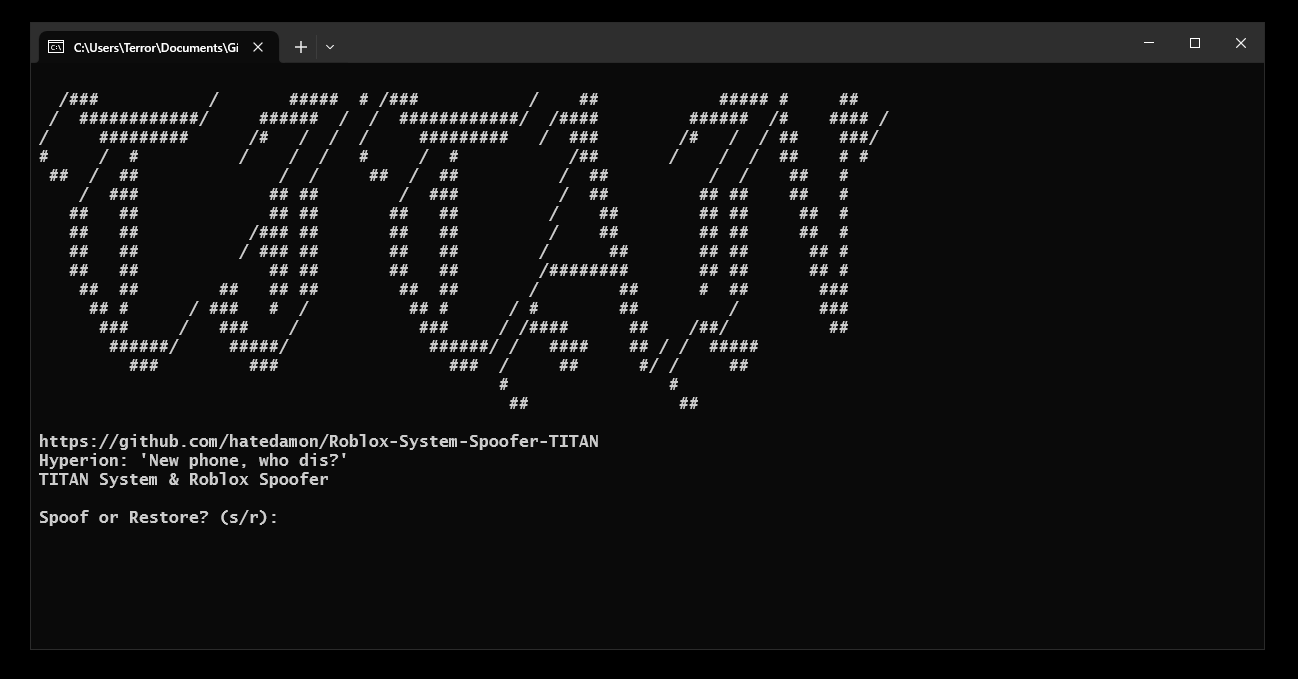 Roblox-System-Spoofer-TITAN/Resource.rc at main · hatedamon/Roblox ...