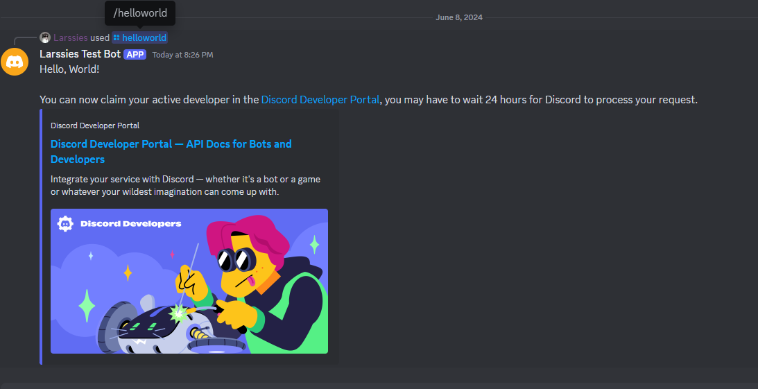 GitHub - Larssies/Active-Developer-Bot: A Discord bot that allows you to get the Active ...