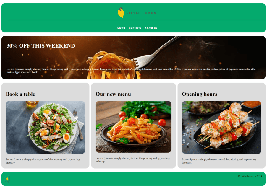 GitHub - mykesoft/little-lemon-html-css-home-page: The goal of this ...