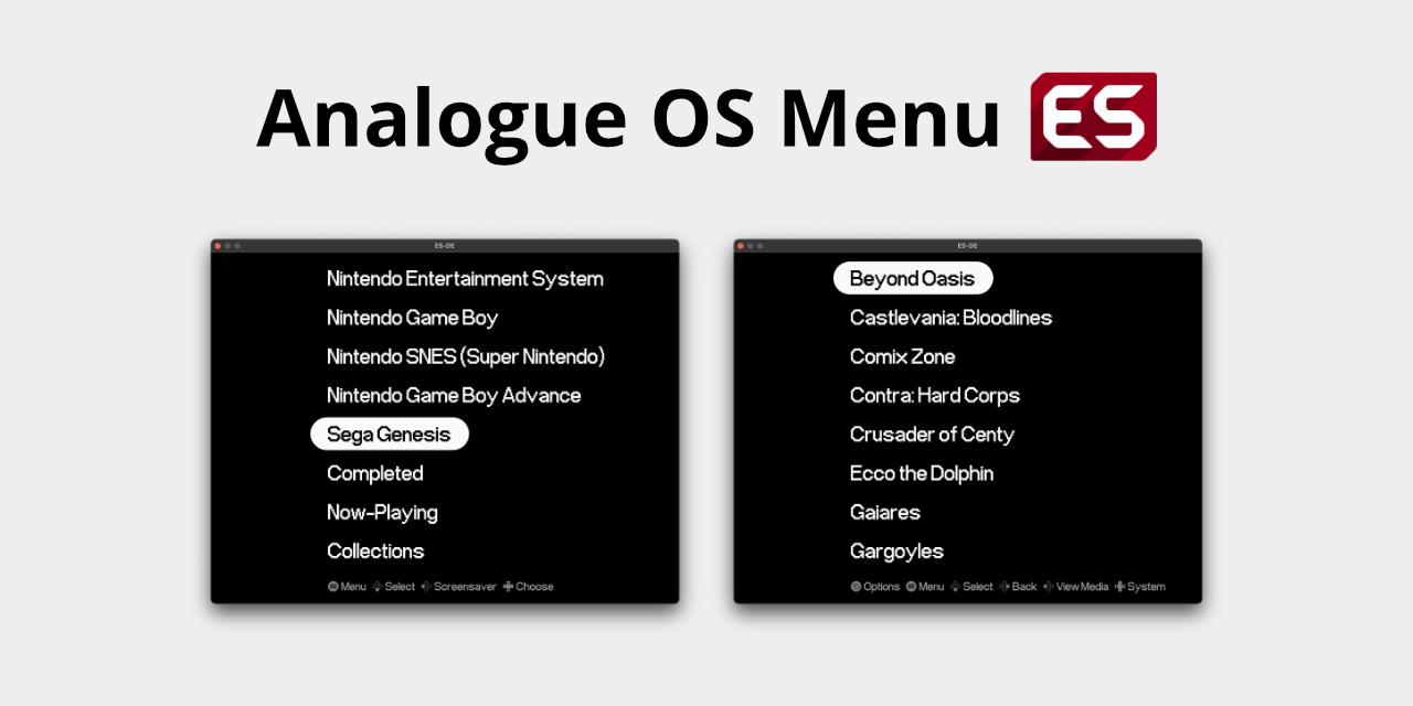 GitHub - anthonycaccese/analogue-os-menu-es-de: A translation of the ...