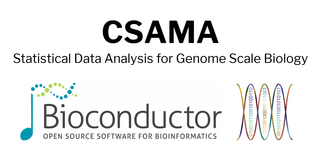 GitHub - Bioconductor/CSAMA: Course material for CSAMA: Statistical ...