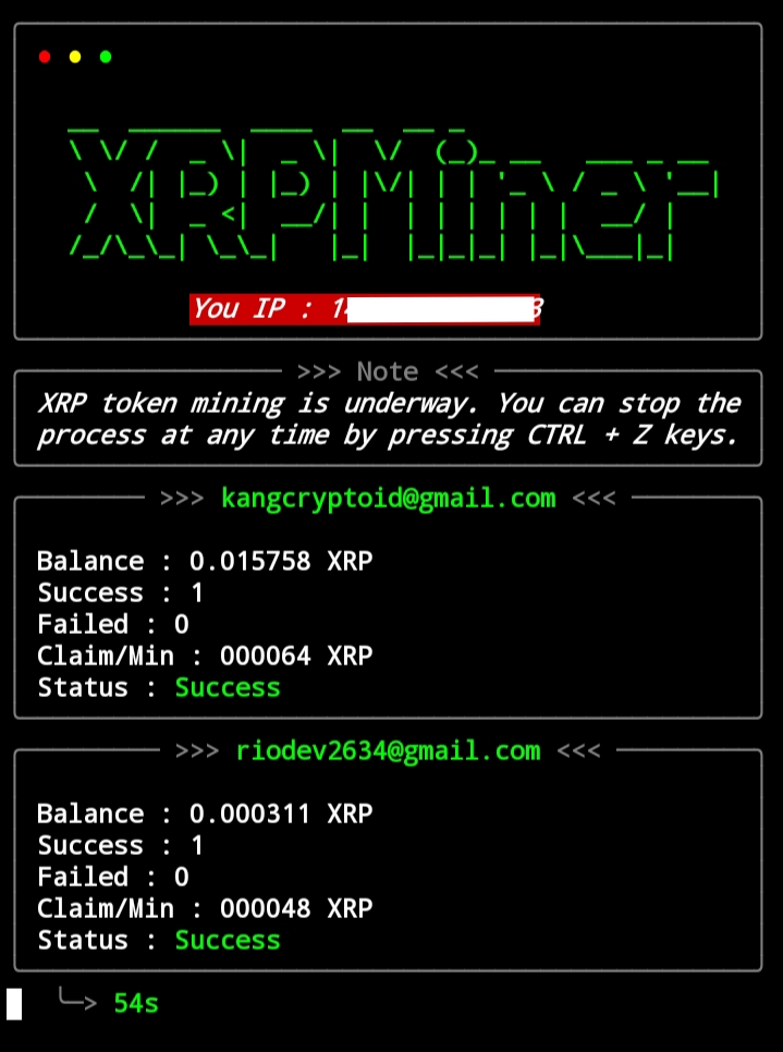 GitHub - rioagungpurnomo/xrpminer: Free and multi-account XRP token mining
