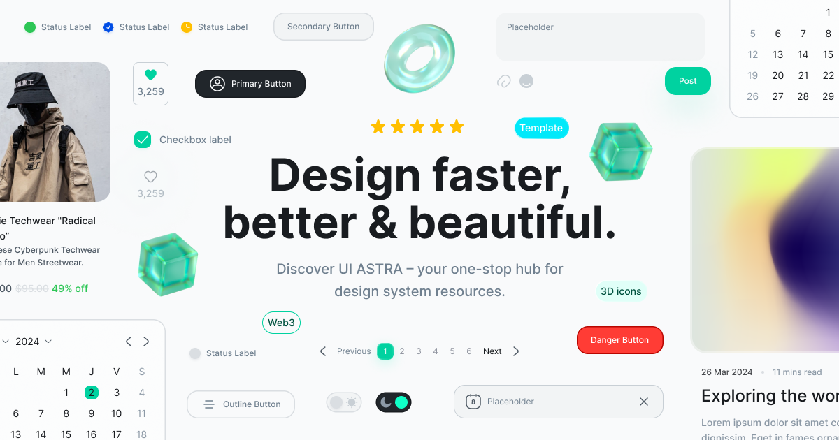GitHub - uiastra/components: All UI Astra Components