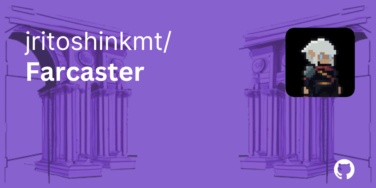 GitHub - jritoshinkmt/Farcaster