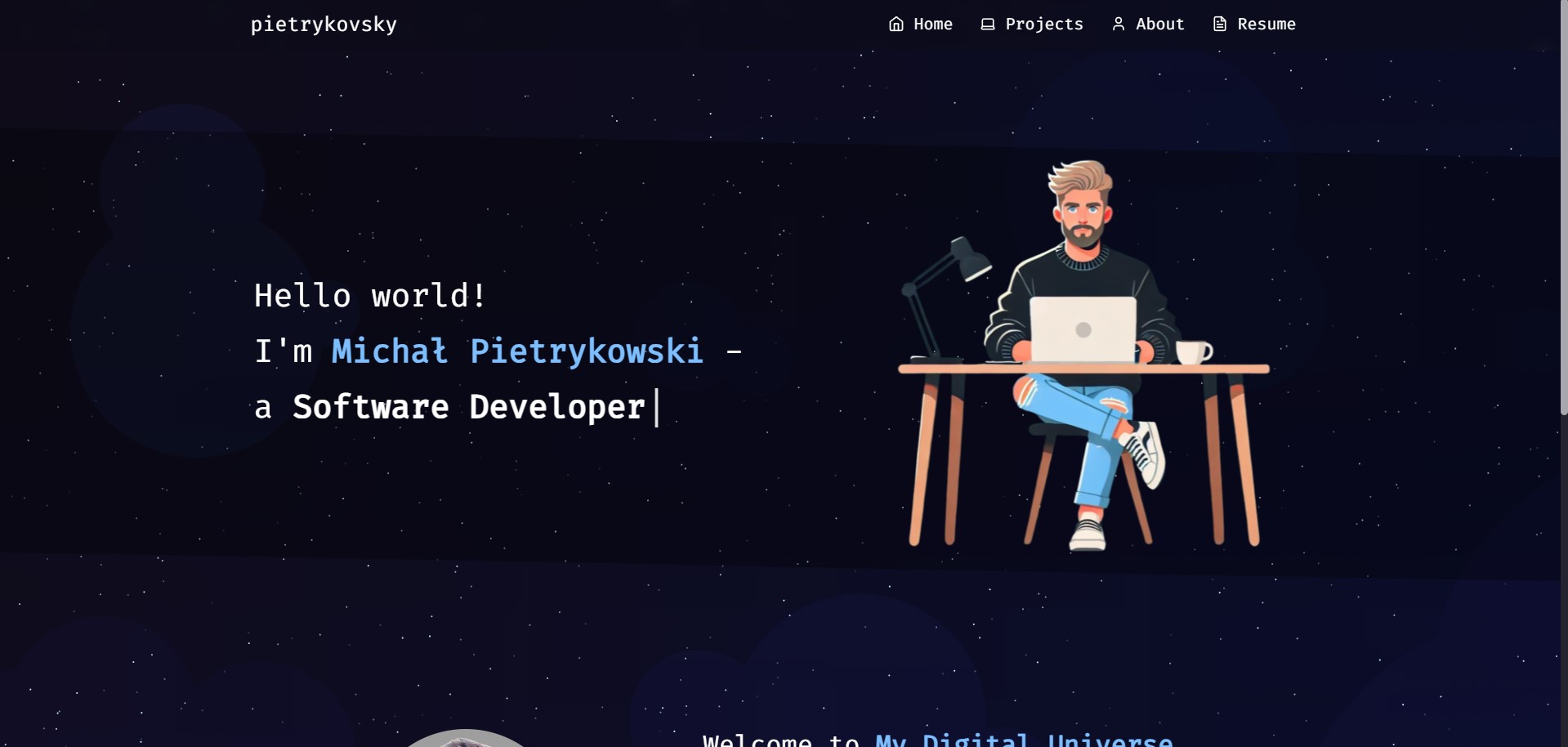 GitHub - pietrykovsky/portfolio: Personal portfolio website built with Next.js and React. It ...
