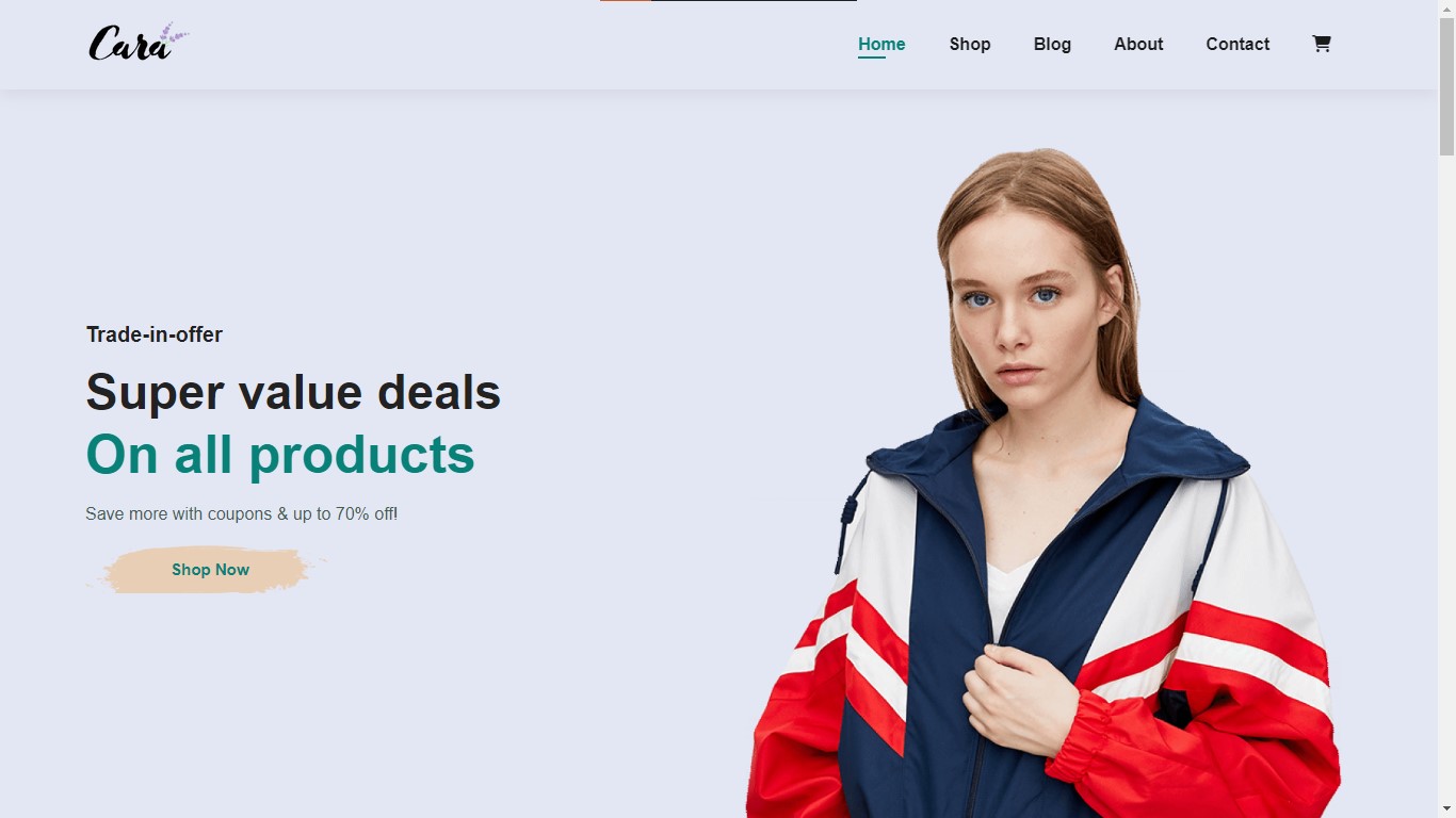 GitHub - Ananya-Projects/CARA: CARA is a demo ecommerce clothing website designed to showcase a ...
