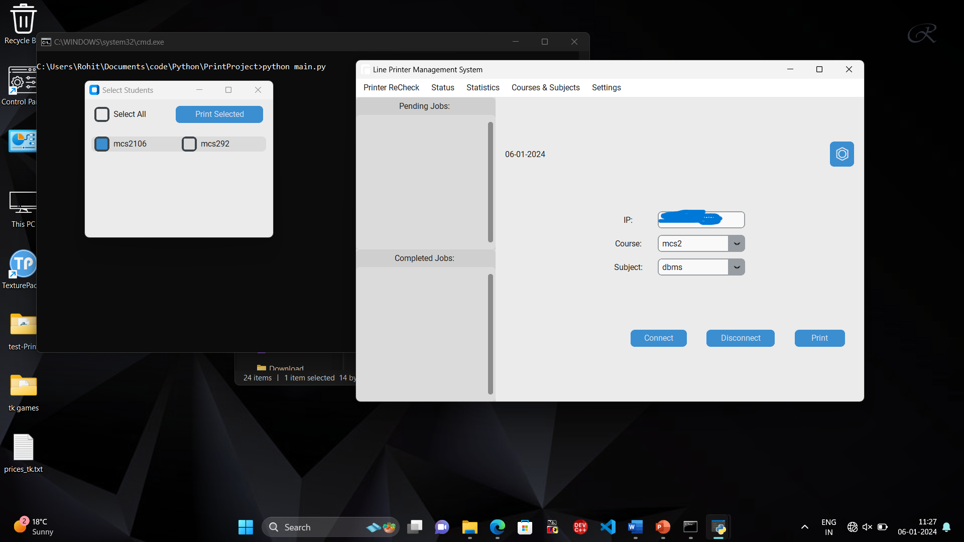 GitHub - Rohit-Solanki-6105/Line-Printer-Management-System: Line ...