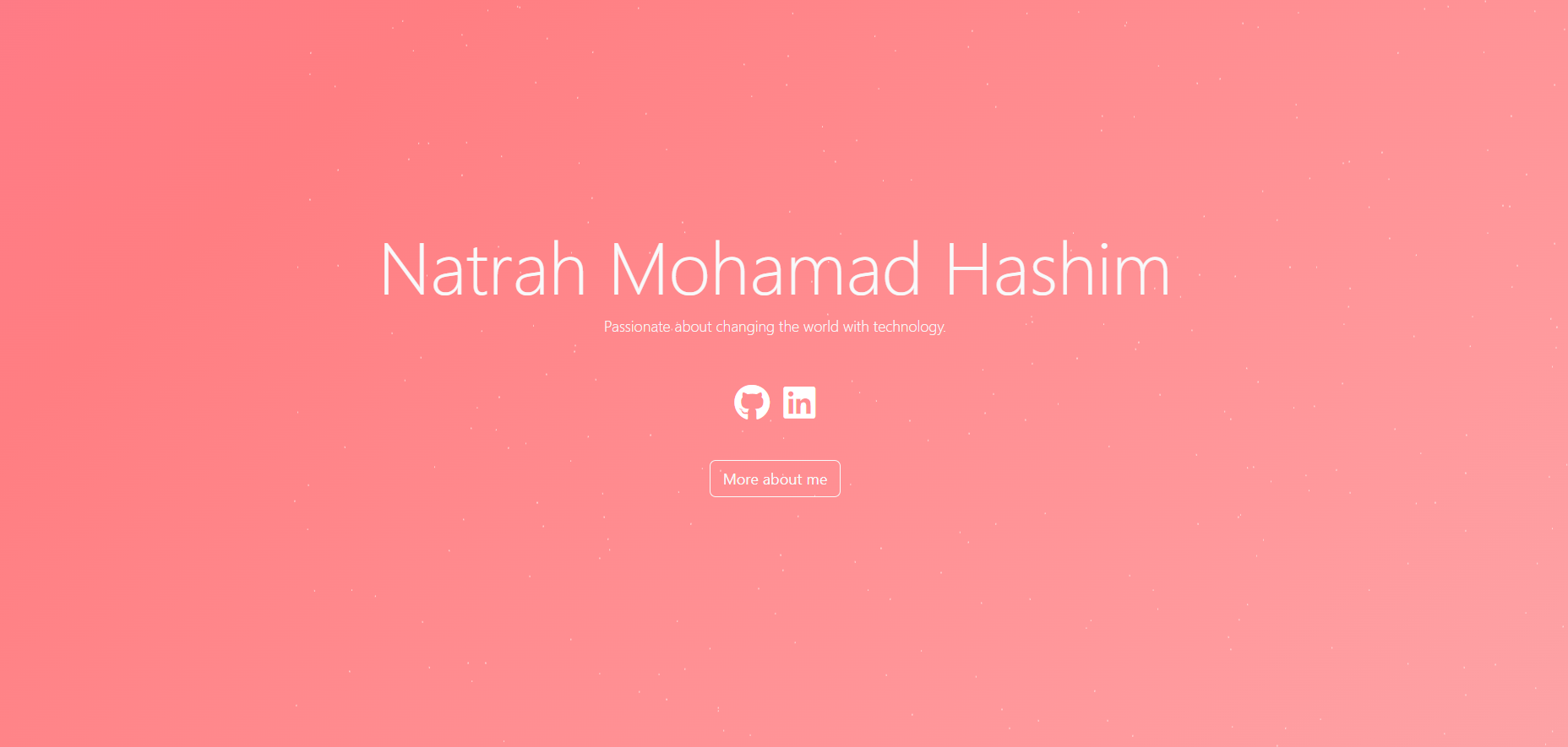GitHub - natrahashim/profile: The personal website/portfolio template by Hashir Shoaib. Built ...