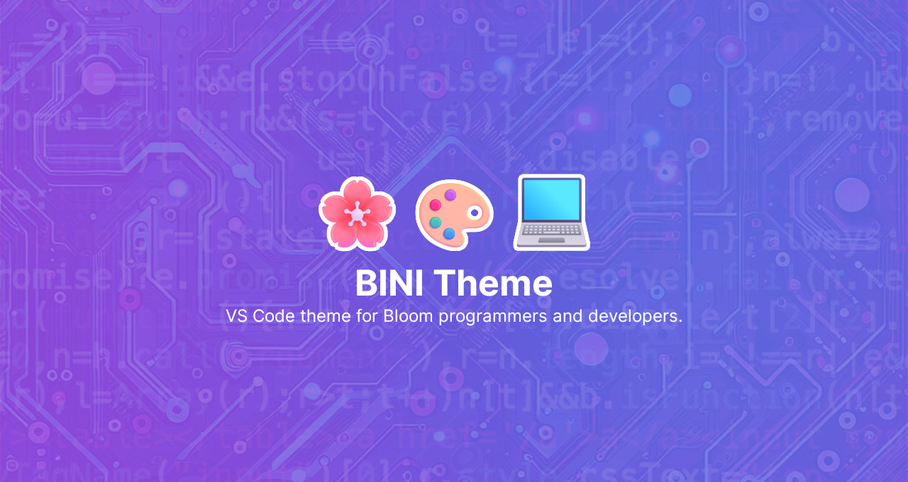 GitHub - warengonzaga/bini-theme: A Visual Studio Code theme for Bloom ...