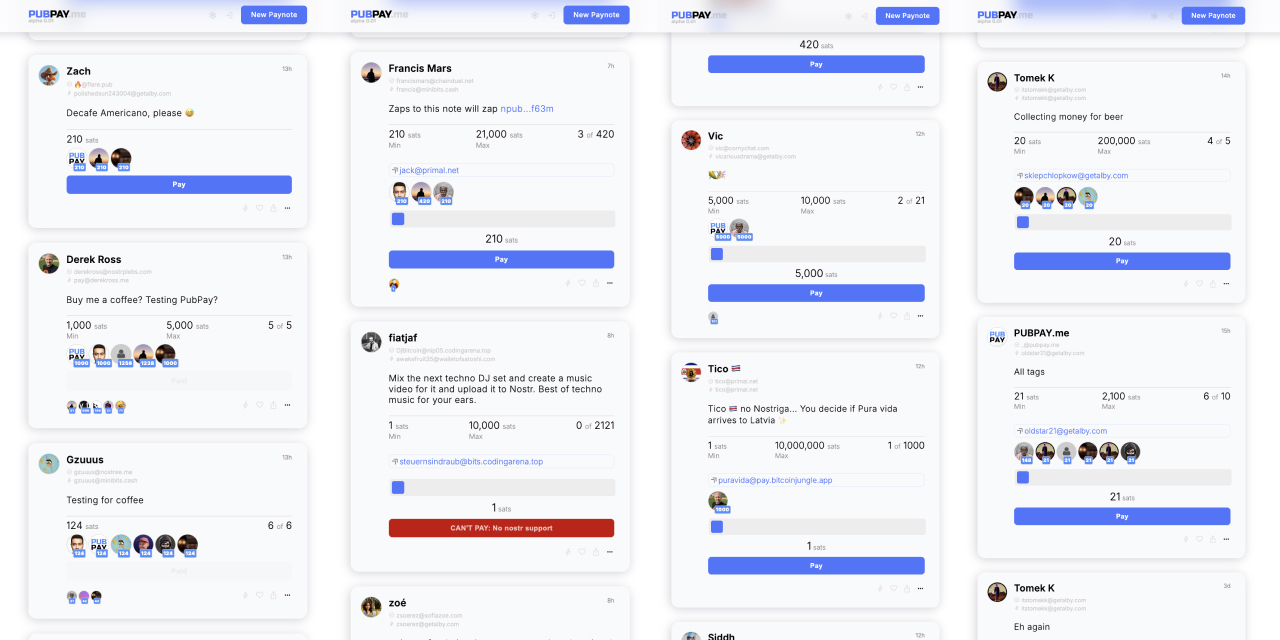 GitHub - PubPay-me/PubPay: Public Payments Nostr Client