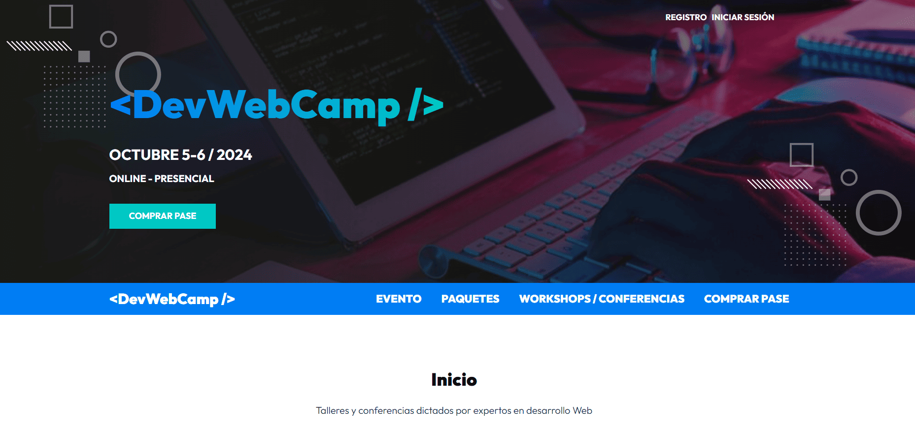 GitHub - SbrekDev/Proyecto-Dev-Web-Camp: PHP | MySql | MVC | SASS