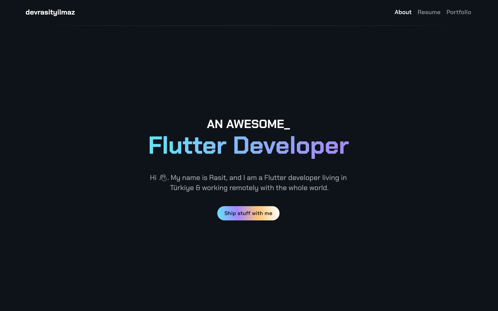 Github Mrasityilmaz Mrasityilmaz Github Io Portfolio