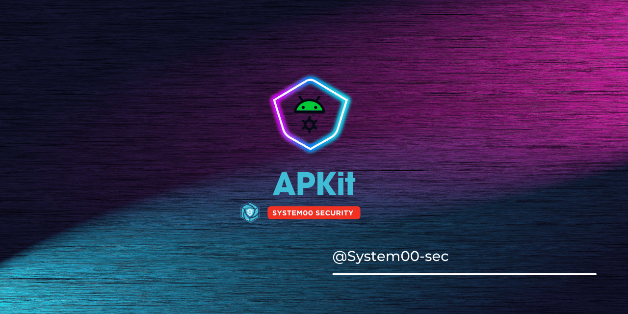 GitHub - System00-Security/Apkit: Android App Reverse Engineering ... GitHub - System00-Security/Apkit: Android App Reverse Engineering ...