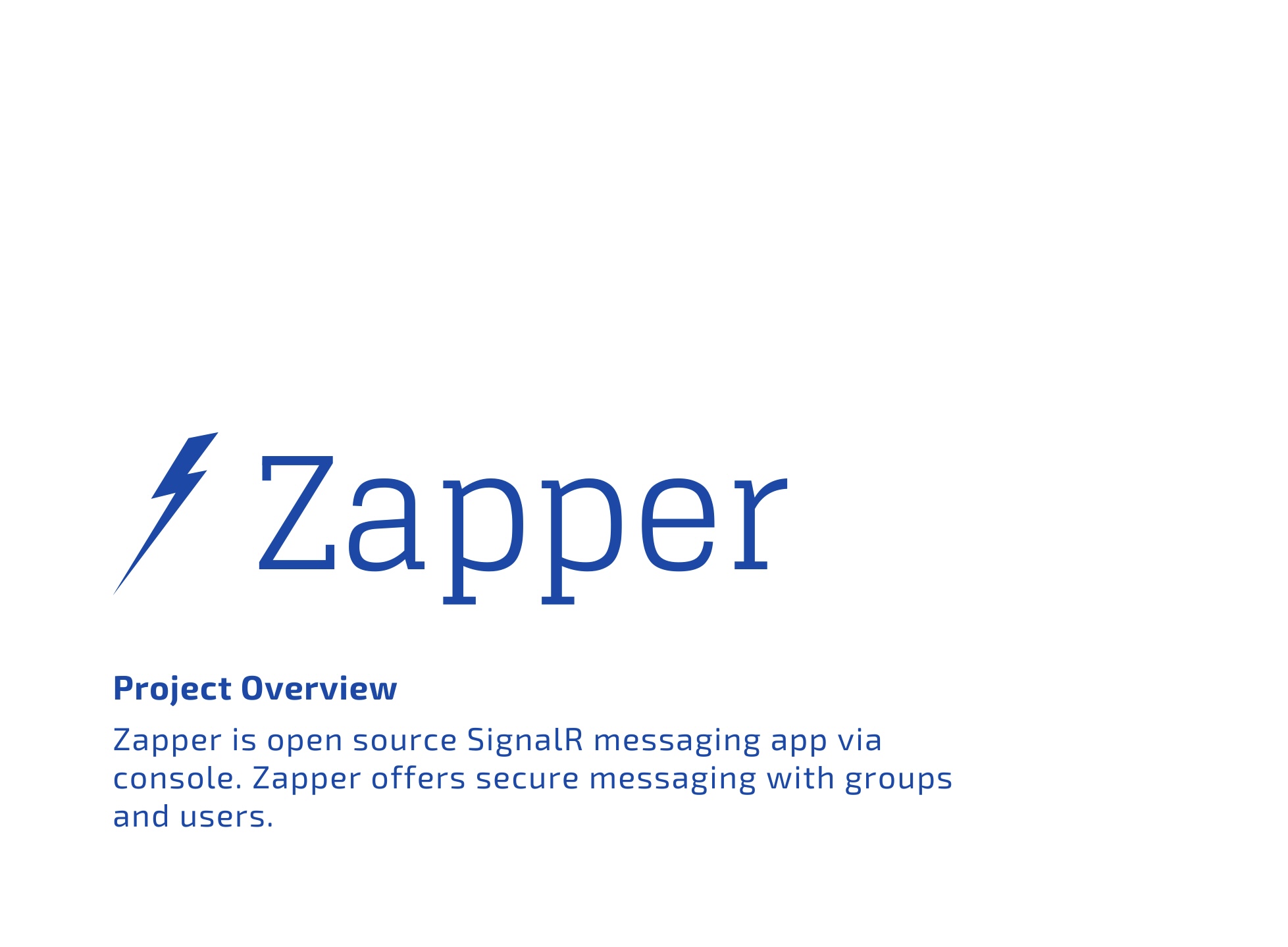 GitHub - polatefekaya/Zapper: SignalR Messaging App
