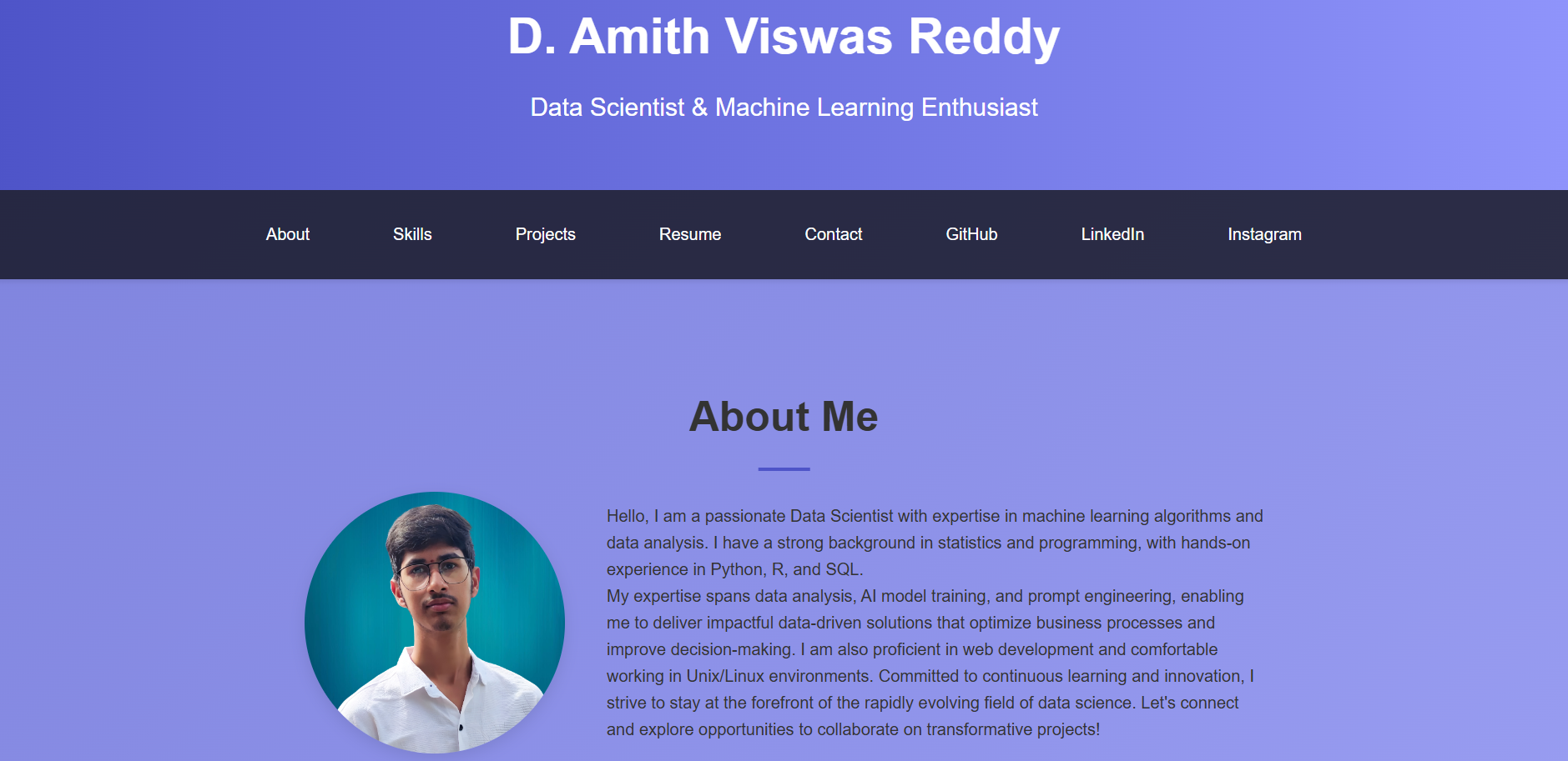 GitHub - amithviswas/Portfolio