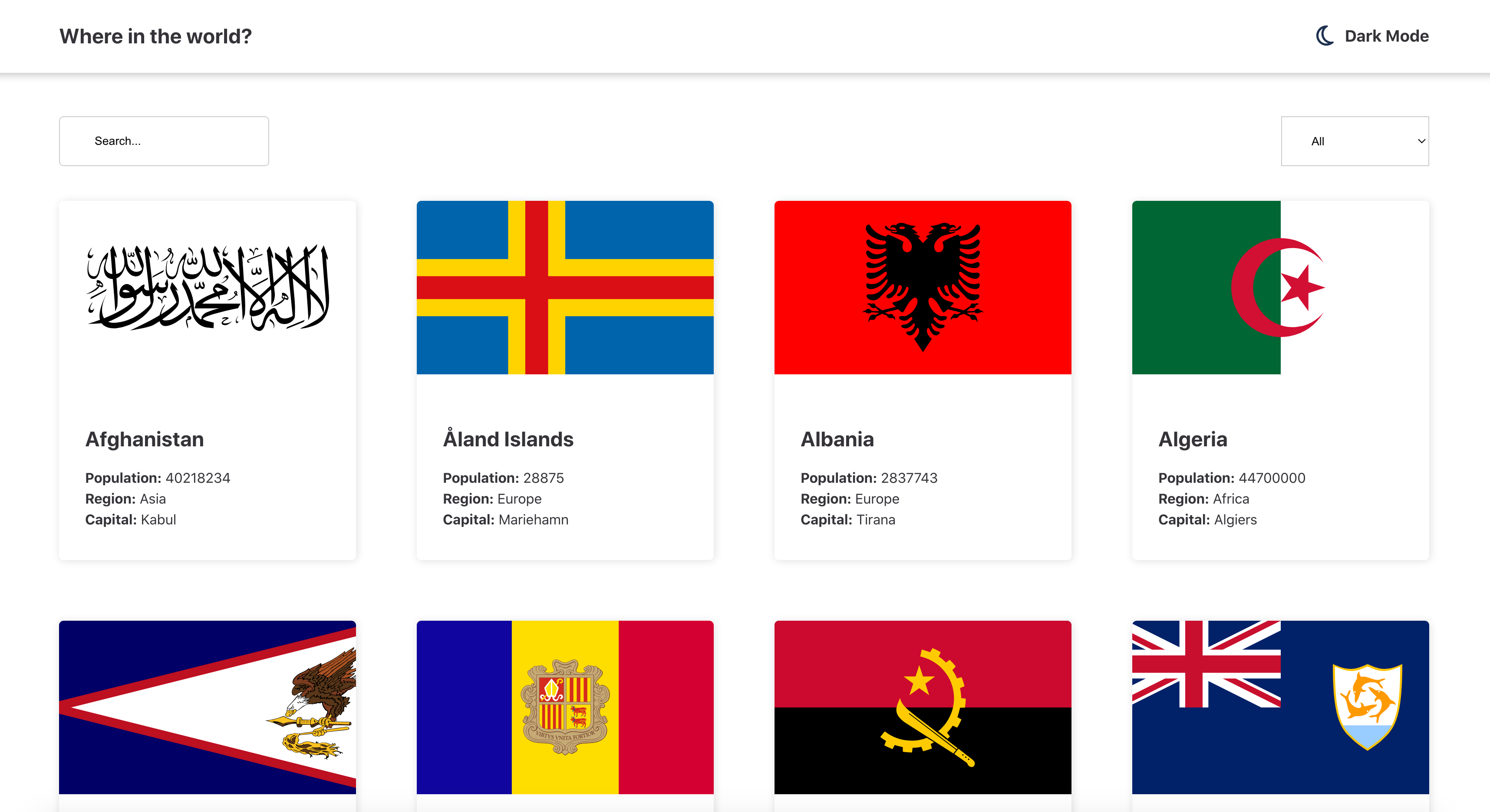GitHub - FrediKaru/Rest-Countries