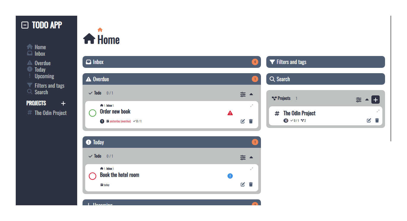 GitHub - frarosset/todo-list: A project from The Odin Project (Full ...