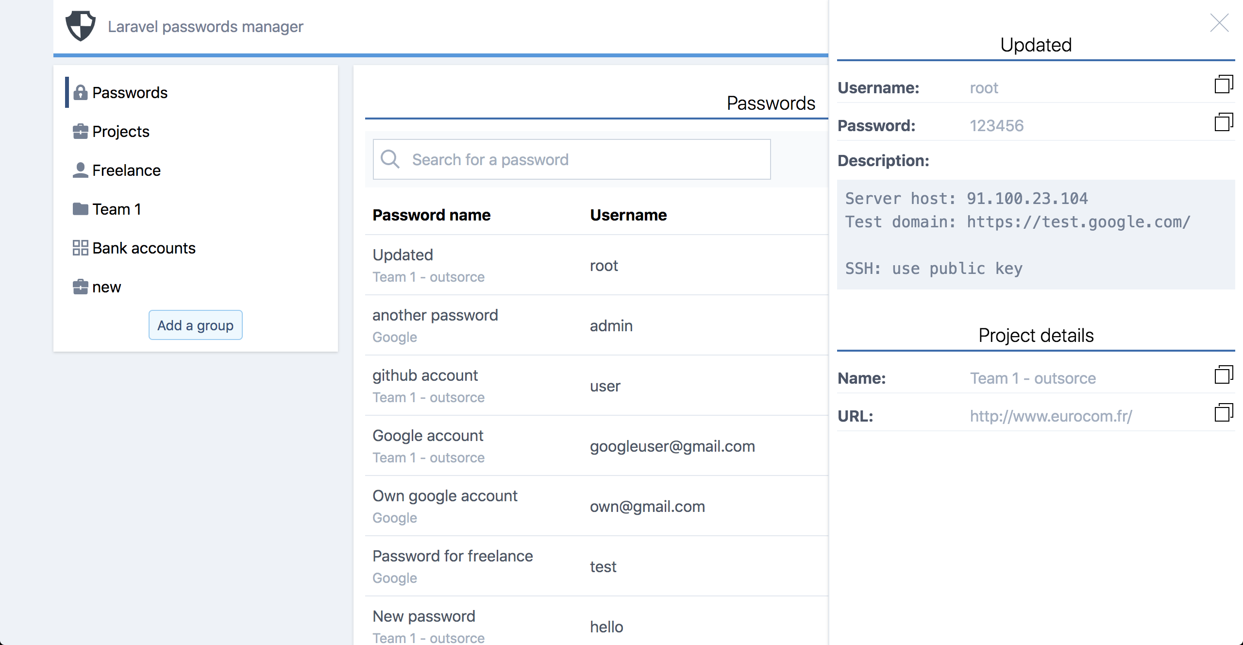 GitHub - davin4u/laravel-keeper: Laravel passwords manager