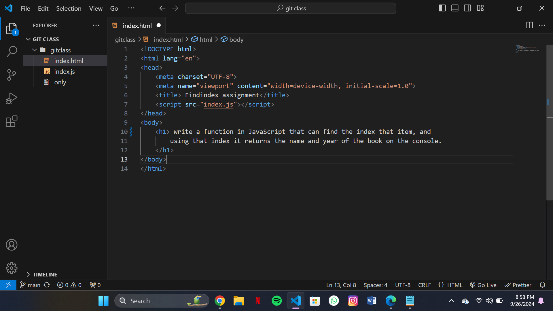 GitHub - uu-dams/JsAssignment