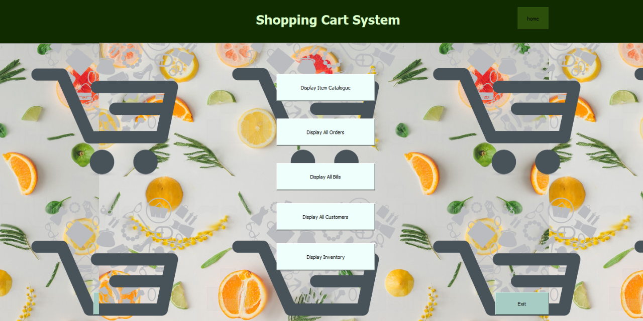 GitHub - aryaman-sakthi/Shopping-Cart-System