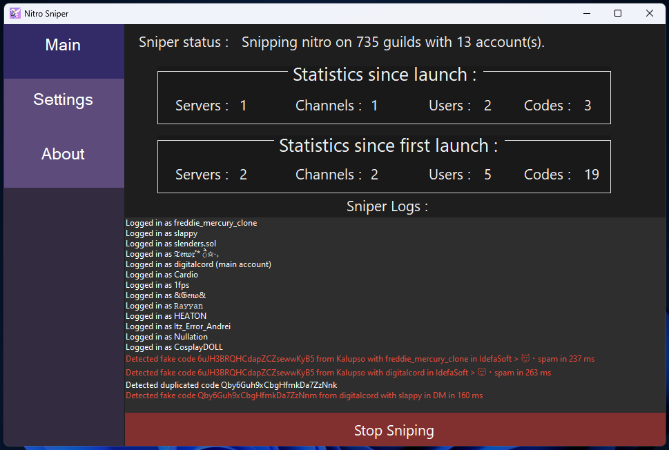 GitHub - Marco314bis/Discord-Sniper: The only nitro sniper with a ...