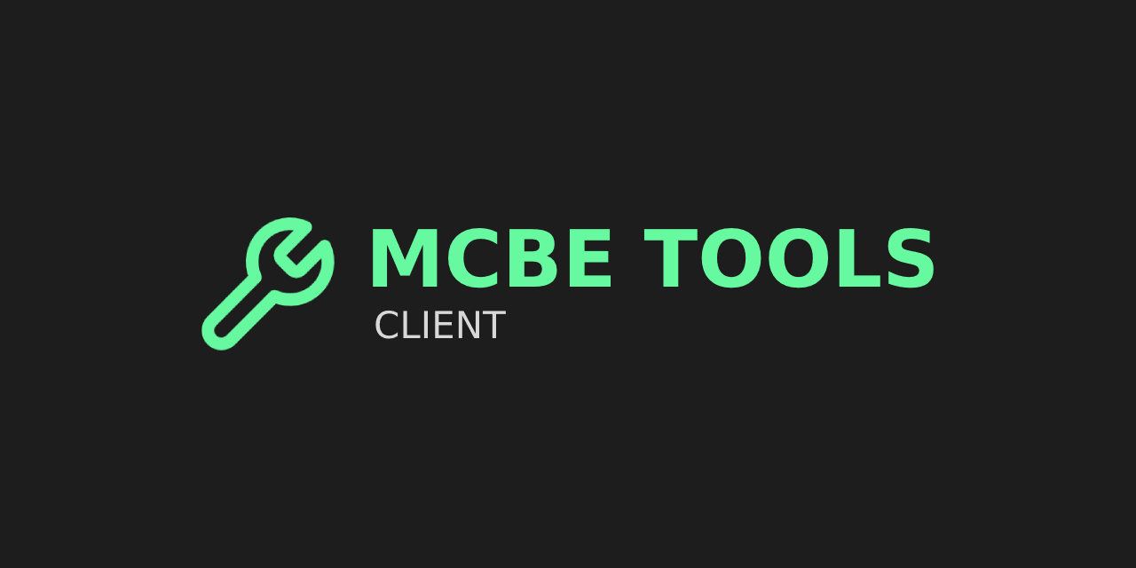 GitHub - TrashyDaFox/mcbetools-client: Client for MCBE Tools (an mcbe addon website)
