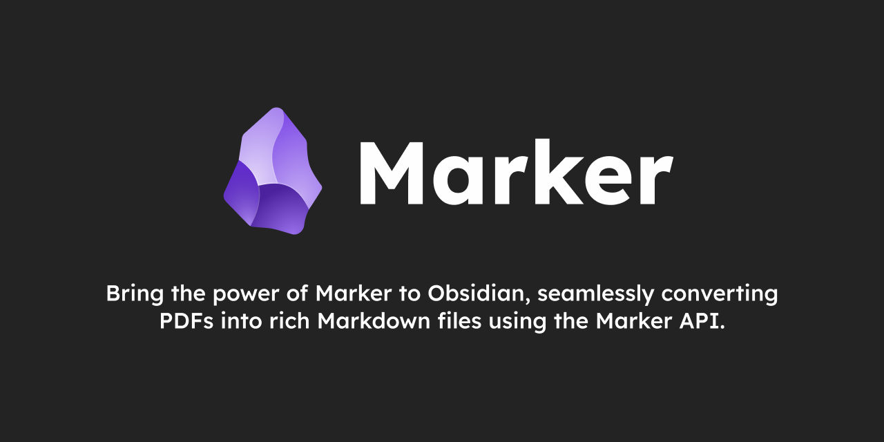 GitHub - L3-N0X/obsidian-marker: Make use of different AI models to ...
