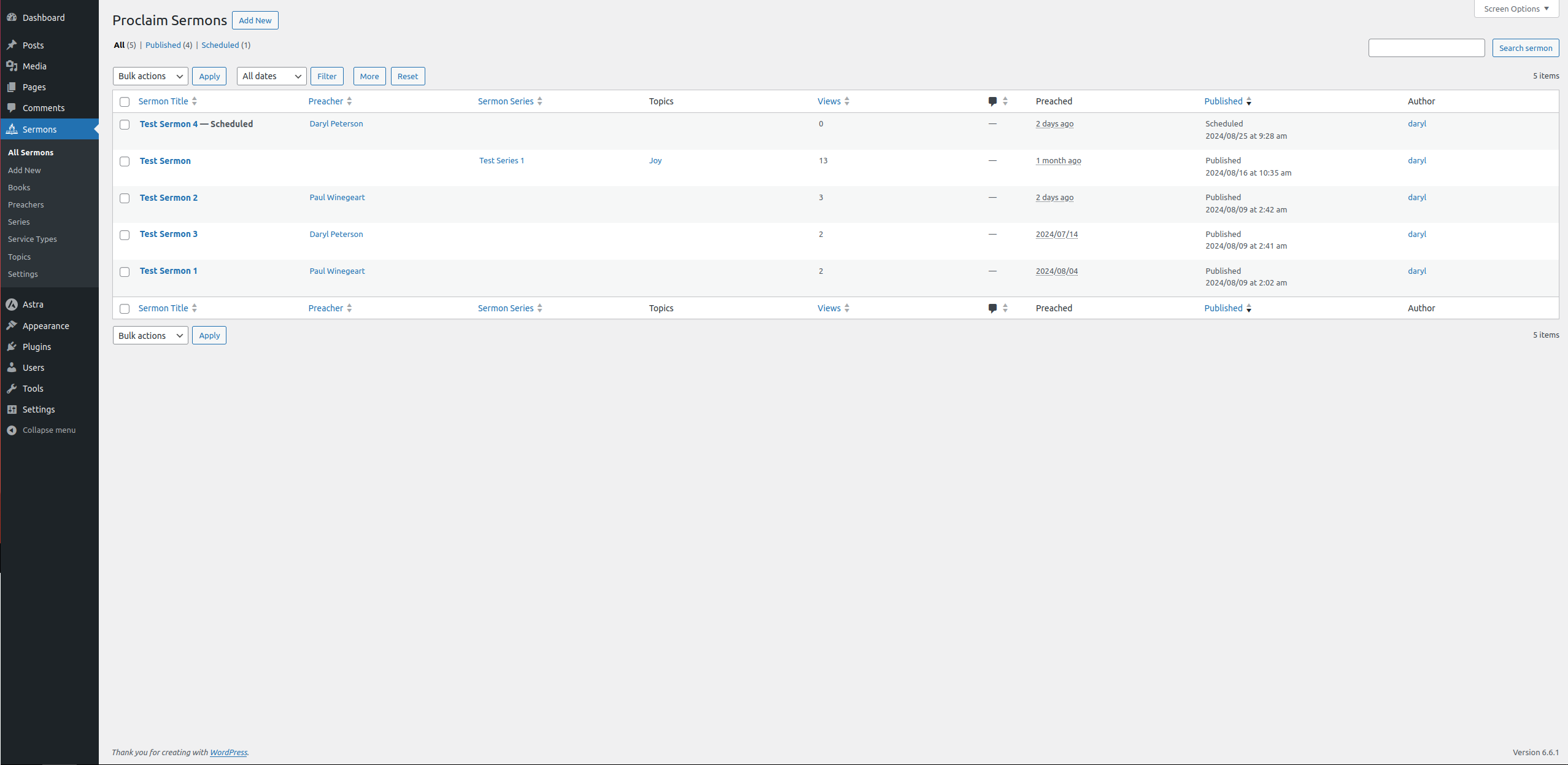 GitHub - daryl-peterson/proclaim-sermon-manager: Wordpress Plugin Proclaim Sermon Manager