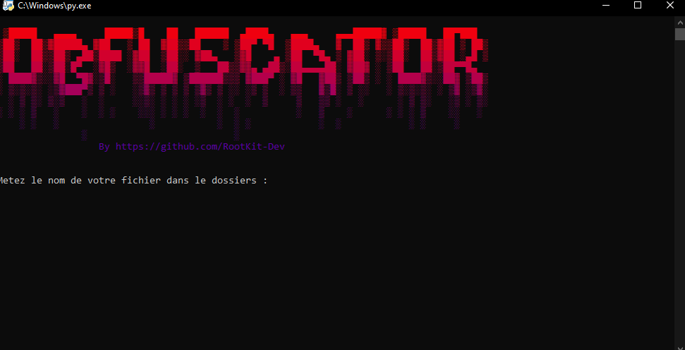 GitHub - RootKit-Dev/Obfuscator-Tool: Obfuscator Tool