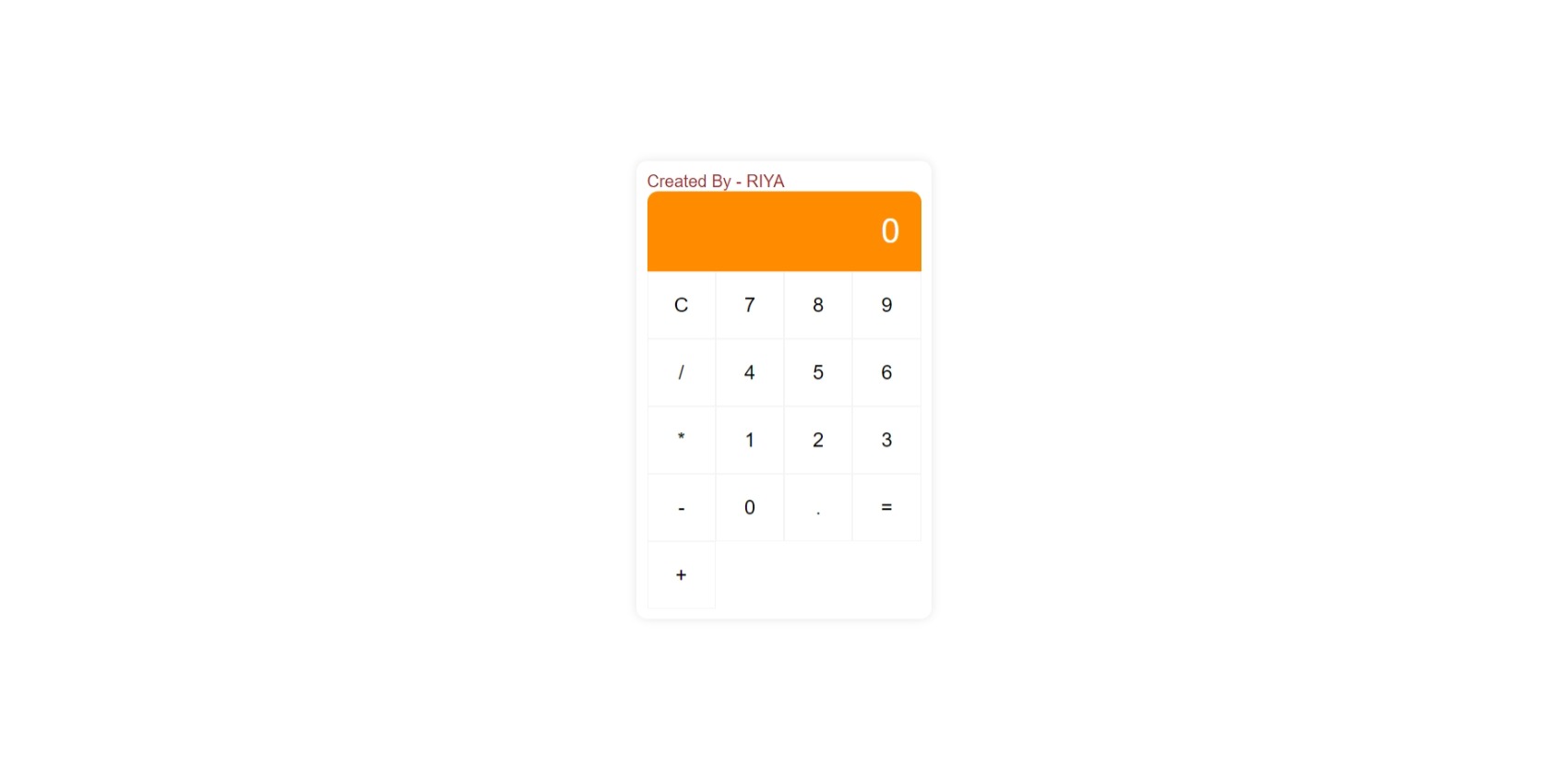 GitHub - RIYAA-coder/Calculator GitHub - RIYAA-coder/Calculator