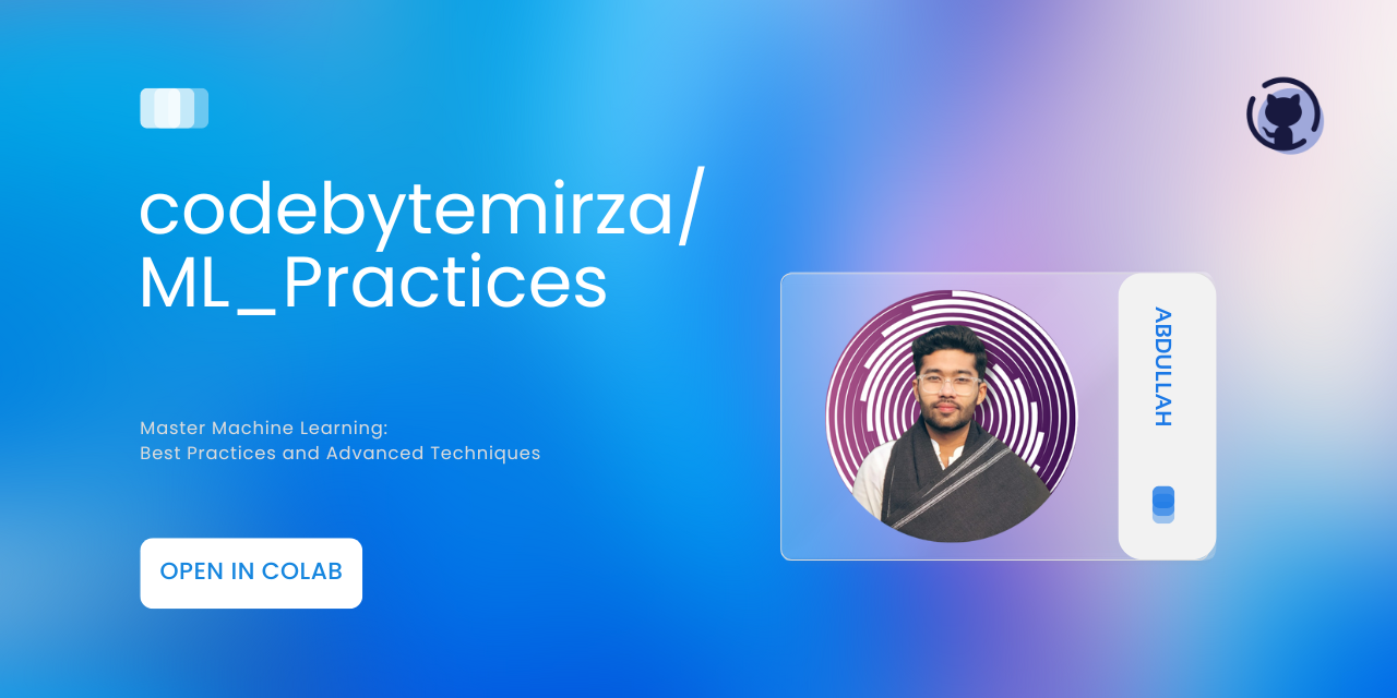 GitHub - codebytemirza/ML_Practices