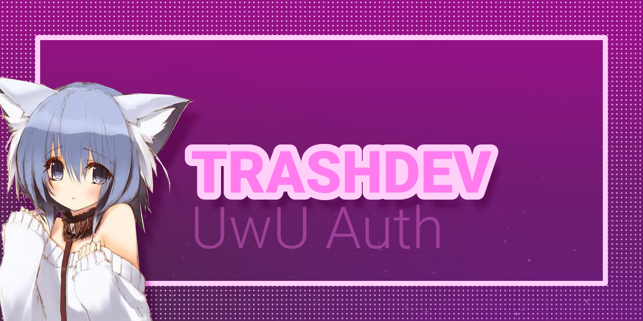 GitHub - TrashyKitty/uwu-auth: Go authentication backend, pointlessly open-source
