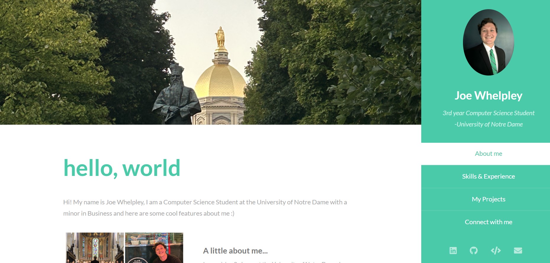 GitHub - JoeWhelps/JW-website: Personal website aimed to display my ...