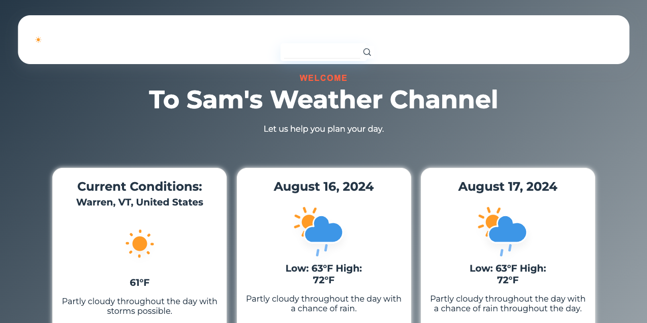 GitHub - samwrobinson/odin-weather-app