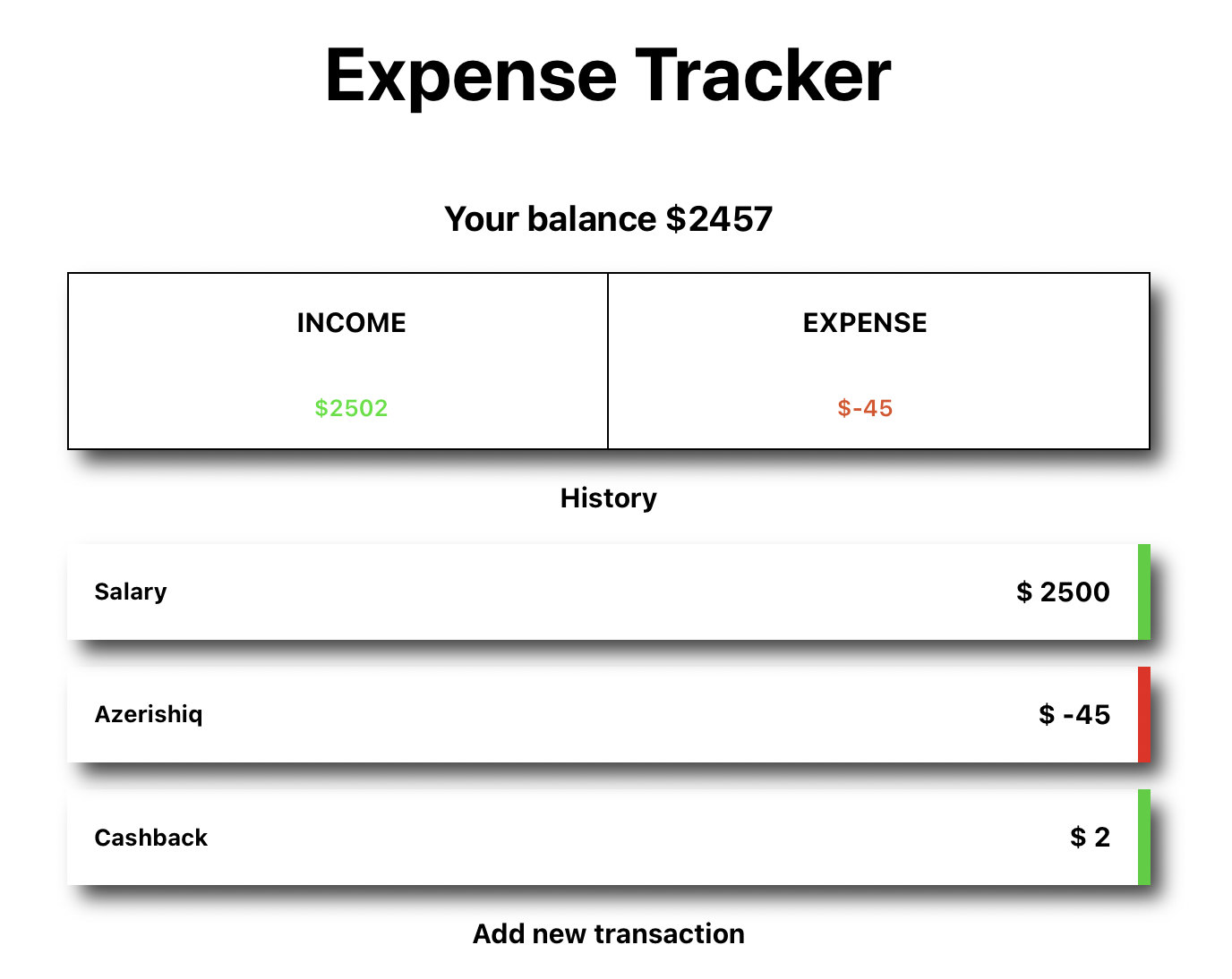 GitHub - defaultsabina/expense-tracker-app: Expense tracker app using React.js
