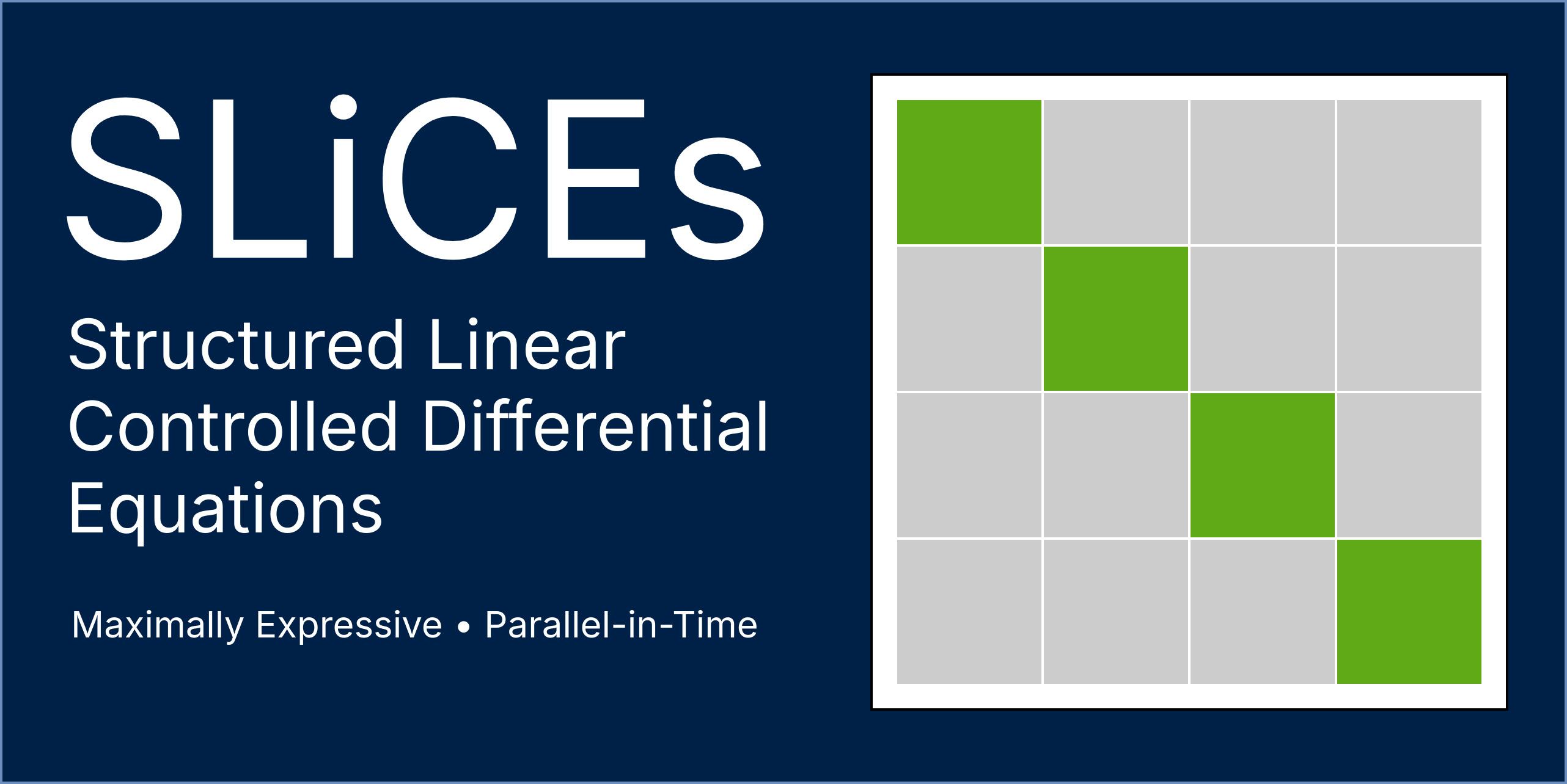 GitHub - Benjamin-Walker/structured-linear-cdes: Code for "Structured Linear CDEs: Maximally ...