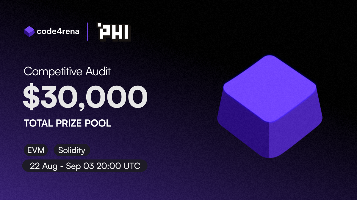 2024-08-phi/docs/audit/Renascence - Phi Audit Report.pdf at main · code-423n4/2024-08-phi · GitHub