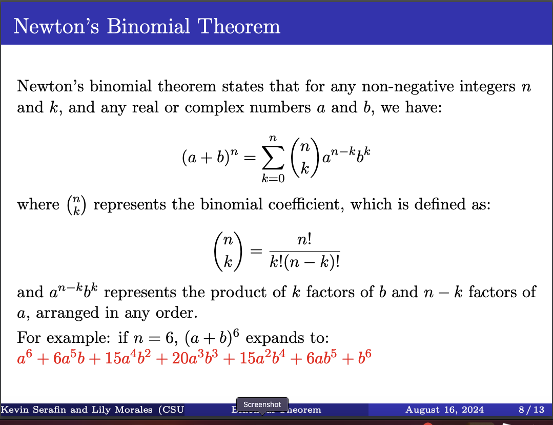 GitHub - drserafin/Binomial_Theorem: This project provides a summary of the development of the ...