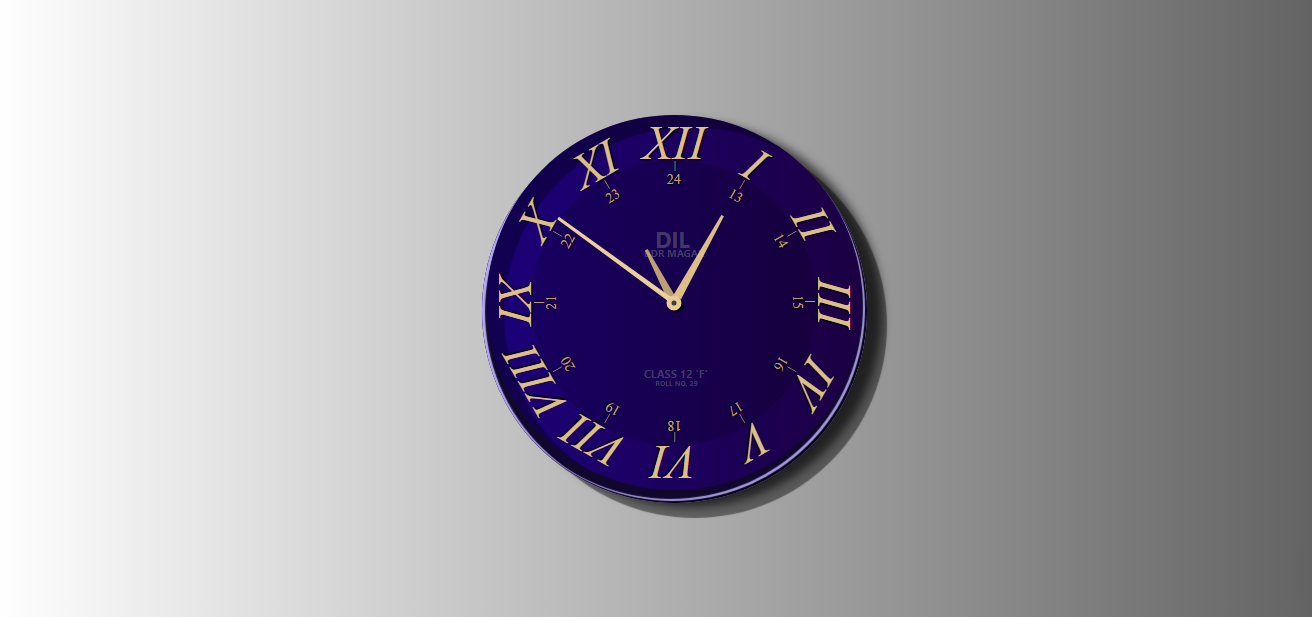 GitHub - dbmsabin/Analog-Clock
