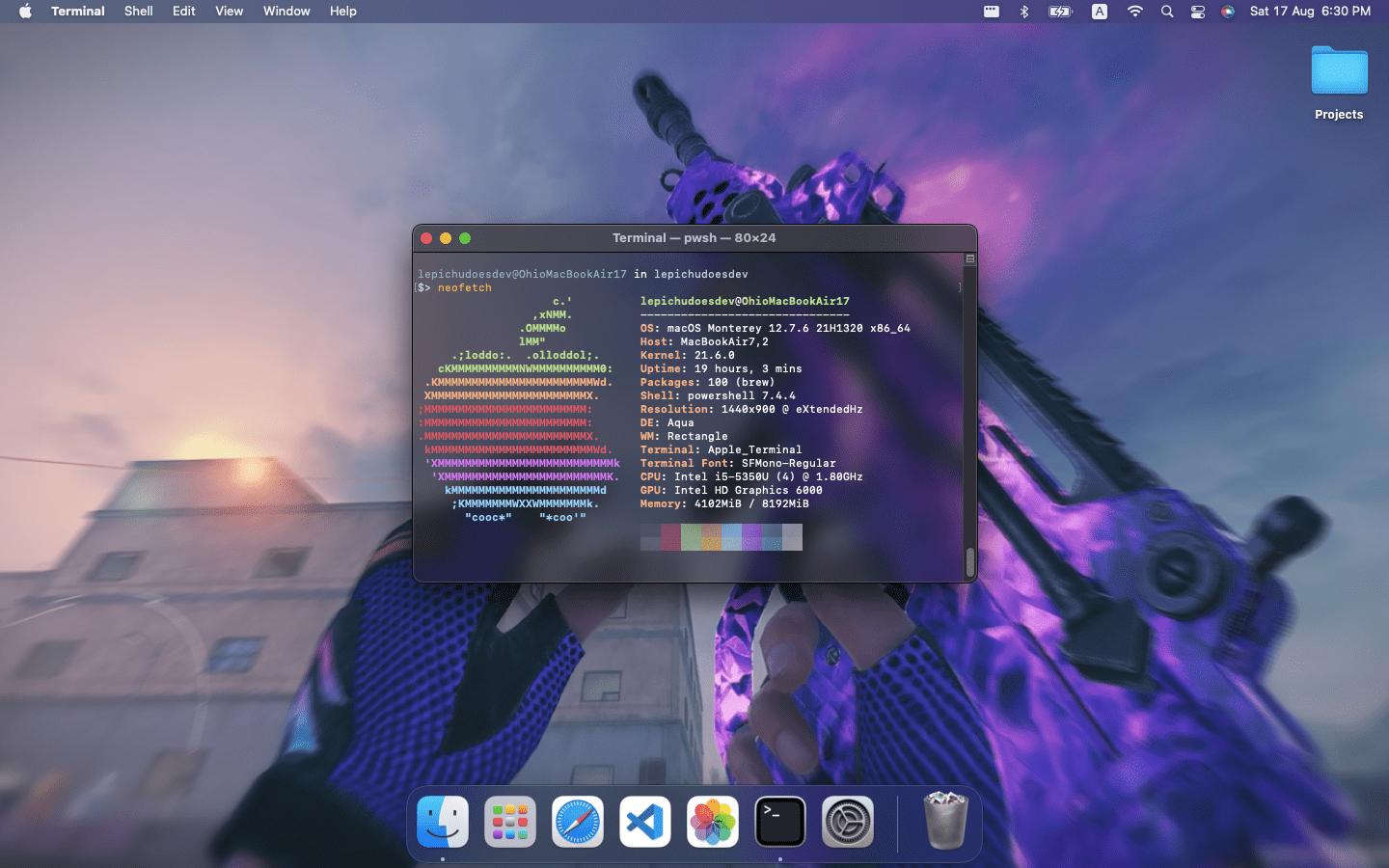 GitHub - LePichu/fleet-dark-macos-terminal: JetBrains' Fleet IDE Dark Theme for macOS Terminal.