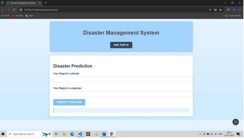 GitHub - bagalsamruddhi22/Disaster-Mangement-and-Response-System: The ...