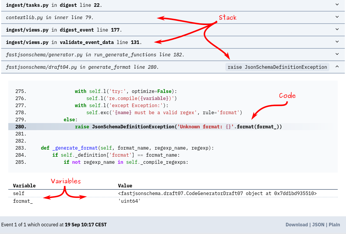 GitHub - bugsink/bugsink: Self-hosted Error Tracking