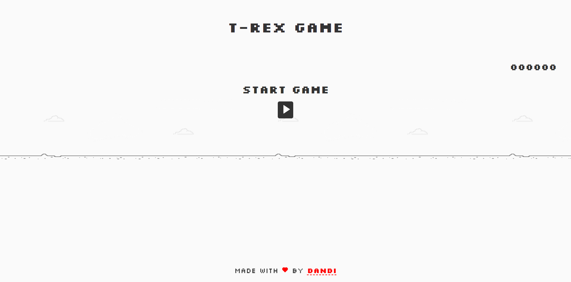 GitHub - msuryaditriputraR/t-rex-run: A fun Game T-Rex Run like when ...