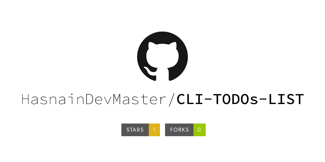 GitHub - HasnainDevMaster/CLI-TODOs-LIST: This is a CLI TODOs LIST ...