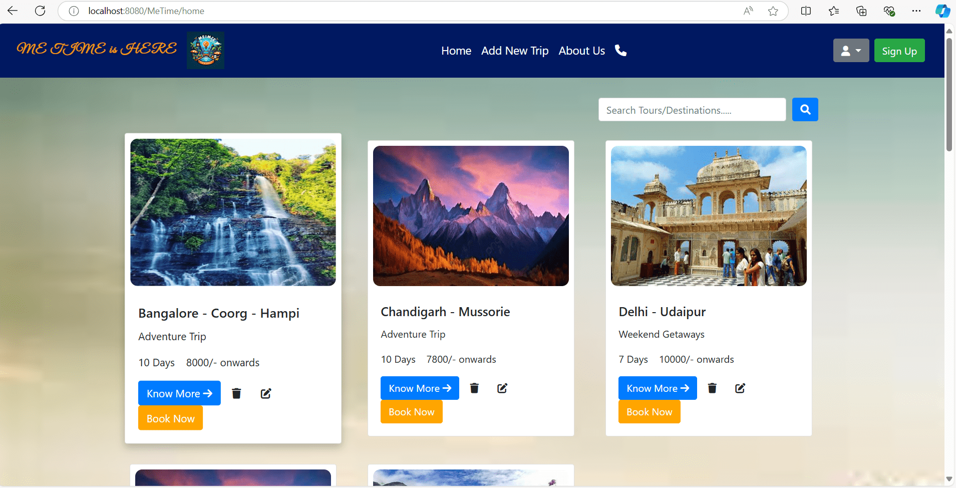GitHub - prakkritti1999/MeTime---One-Stop-Travel-Solution