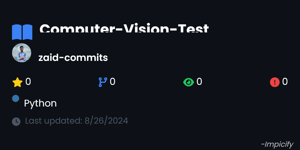 Github Icancodefyi Computer Vision Test