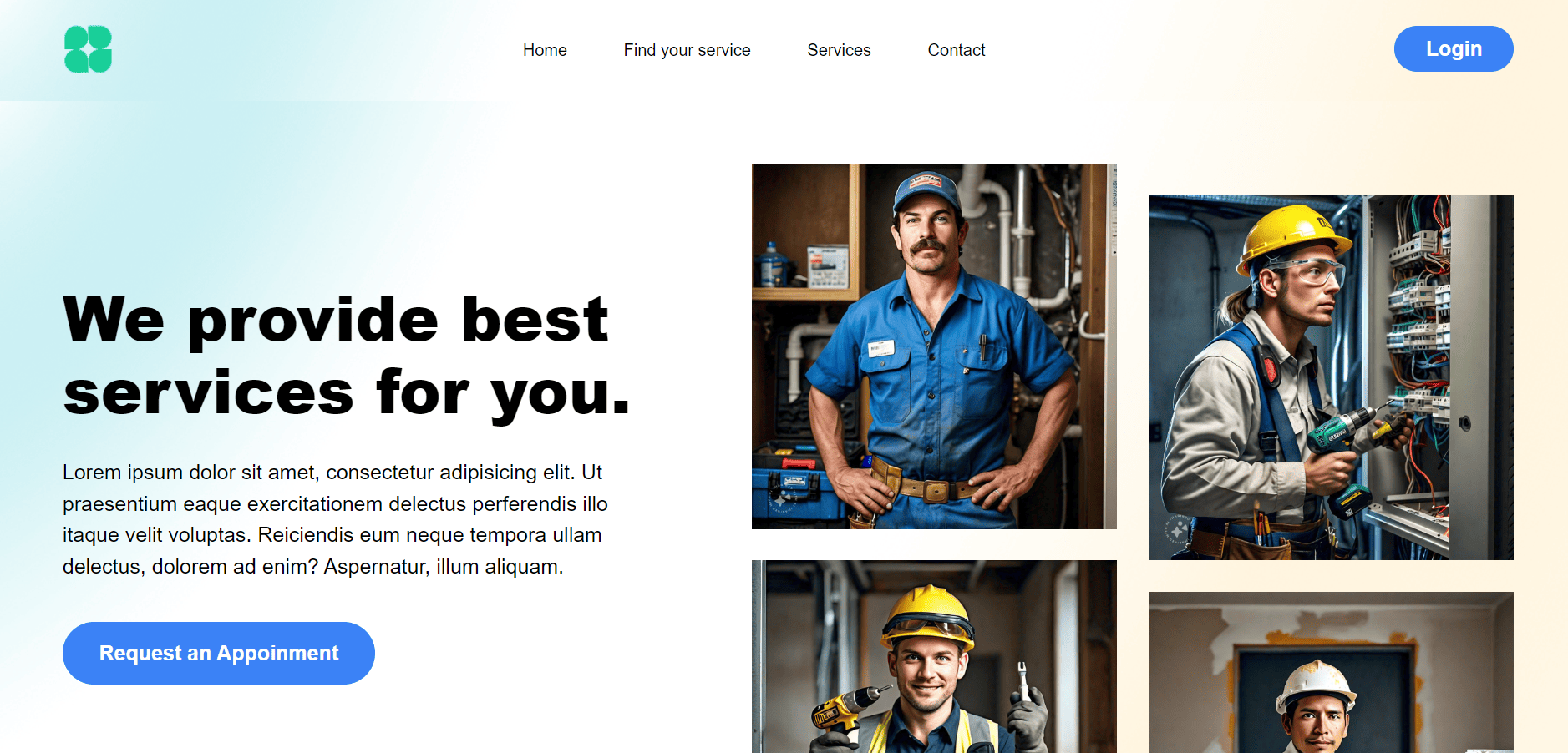 GitHub - shivani2190/Service-booking-app: Built using the MERN stack (MongoDB, Express.js, React ...