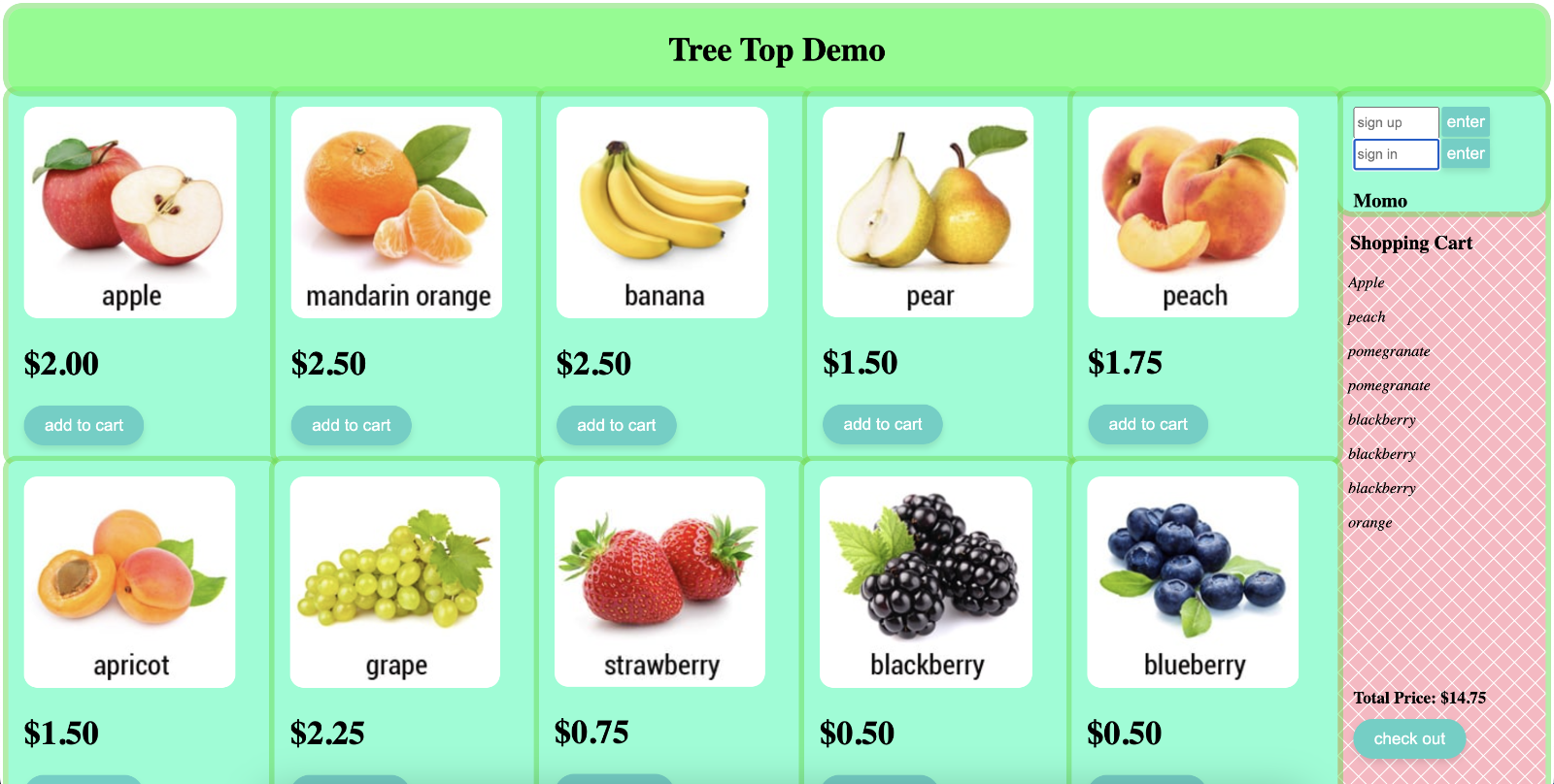 GitHub - EnchiladaStyle/fruitStore